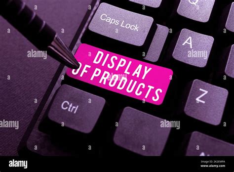 Conceptual Display Display Of Products Business Concept Advertise