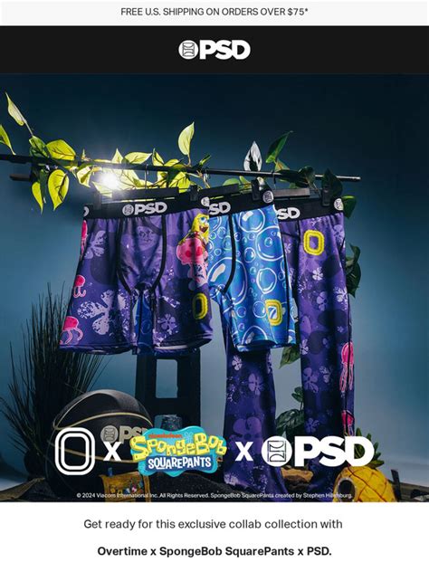 Psd Overtime X Spongebob Squarepants X Psd Milled