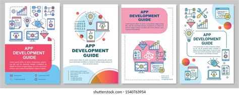 App Development Guide Brochure Template Mobile Stock Vector Royalty Free 1540763954 Shutterstock