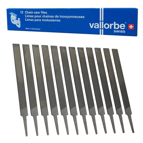 Vallorbe Chainsaw Files [lc2362 6] Dozen Pack Swiss Flat Files Unc Mgp Supply