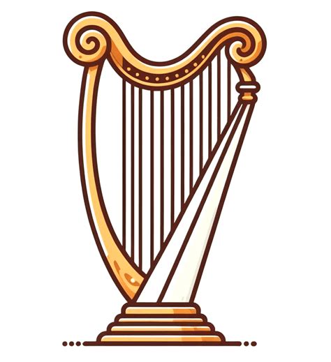 Harp Clip Art Image Clipartworld