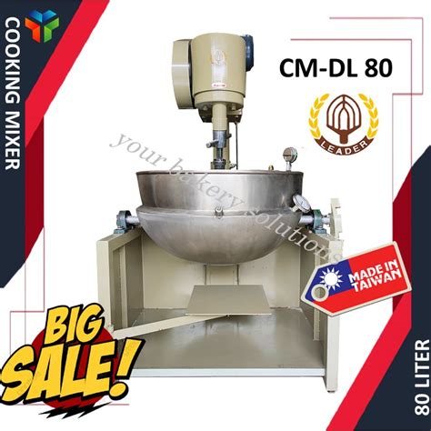 Jual Mesin Pengaduk Dodol Taiwan Cooking Mixer 80 Liter Leader Baker