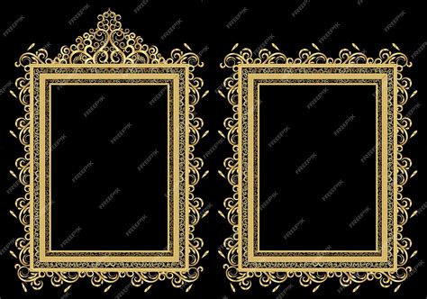 Premium Vector Decorative Frames And Borders Set Vector Design
