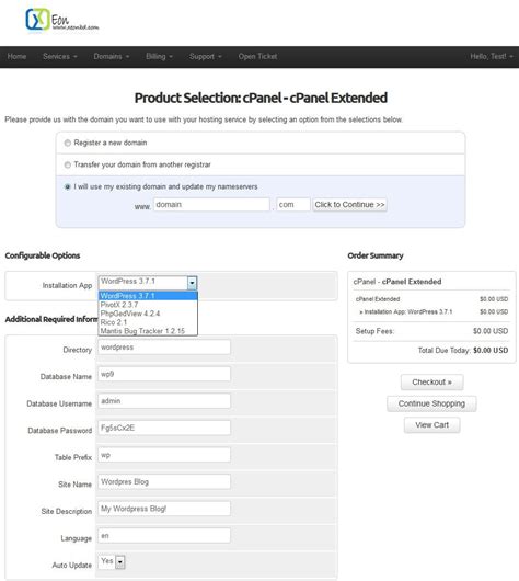Control Your Cpanel Hosting From Xeonbd Client Area