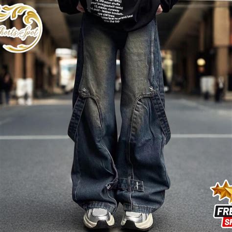 Baggy Emo Pants Etsy