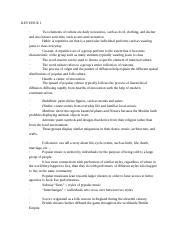 AP HUG Chapter 4 Outline KEY ISSUE 1 Two Elements Of Culture Are Daily Necessities Such As