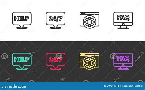 set line speech bubble with text help clock 24 hours browser setting