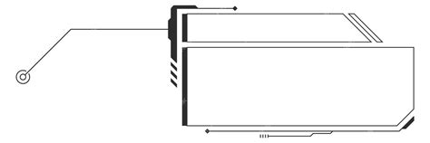 Premium Vector Futuristic Callout Digital Text Frame Cyber Border