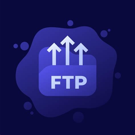 Premium Vector Ftp Upload To Server Icon Vector Design
