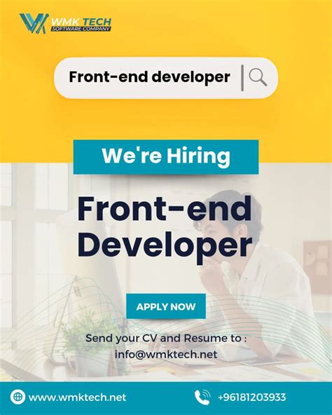 Frontenddeveloper Webdesign Hiring Techjobs Joinourteam
