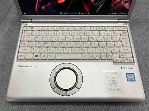 Yahooオークション Panasonic Lets Note Sv8 Cf Sv8kdrqr シルバ