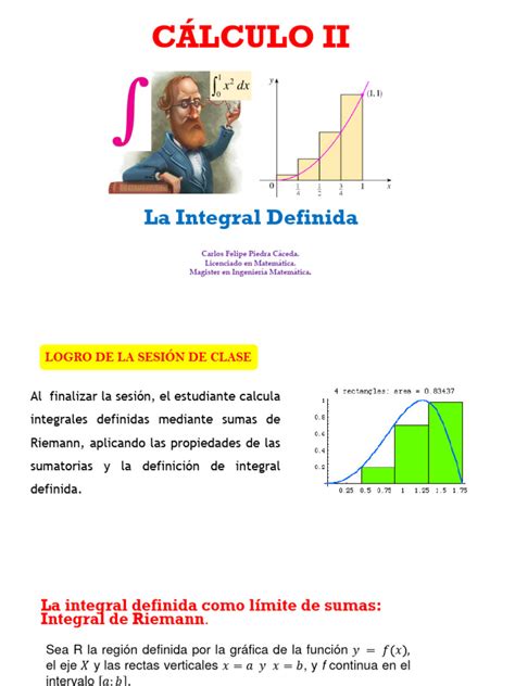 Integral Definida Interpretación Definición Pdf Integral Geometría