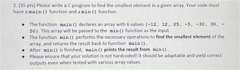 Solved 2 35 Pts Please Write A C Program To Find The