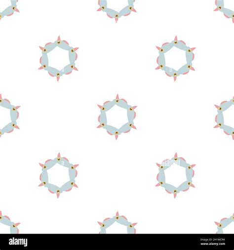 Light Blue Abstract Circle Pattern Seamless Background Texture Repeat Wallpaper Geometric Vector