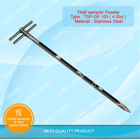 Jual Thief Sampler Powder 1 Meter Powder Sampling 4 Slot Kota Tangerang Gopas Teknik