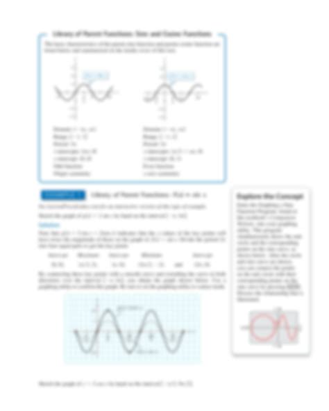 SOLUTION Graphs Of Sine And Cosine Functions Studypool