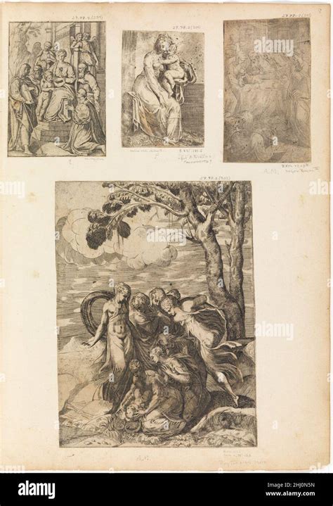 The Circumcision Ca 154246 Andrea Schiavone Andrea Meldola Italian