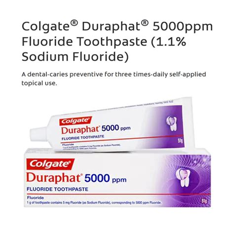 Colgate Duraphat 5000 Ppm Fluoride Toothpaste 51gr Fluor Teeth