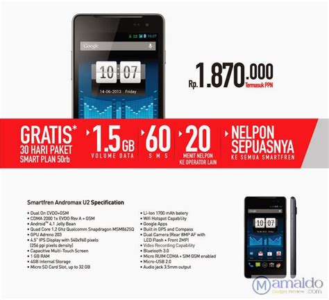 Gambar Smartfren Andromax U2 Blogtainment