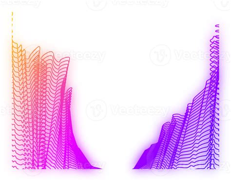 Abstract Wavy Lines Element Flowing Particles Wave Pattern 3d Curve