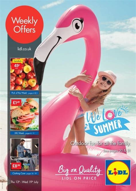 Lidl Offers Leaflet 13th 19th July 2017 Weekly Offers Online Summer Outdoor Fun Lidl Leaflet