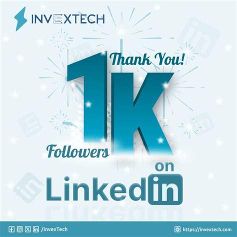 Invextech On Linkedin Thankyou Milestone 1kfollowers