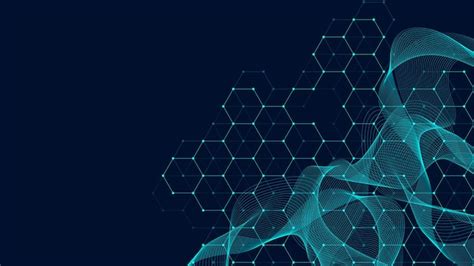 Premium Vector Technology Abstract Lines And Dots Connect Background With Hexagons Hexagon