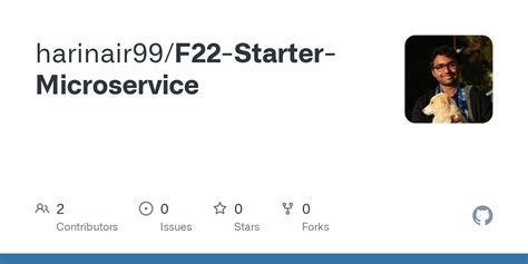 Github Harinair F Starter Microservice