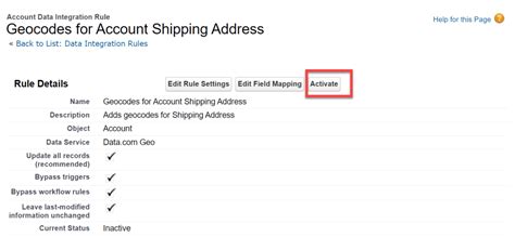How To Activate Data Integration Rules In Salesforce Salesforce Faqs
