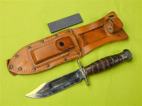 Us Vietnam Era 1973 Camillus Jet Pilot Survival Fighting Knife W Shea