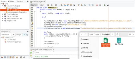 Create Zip Files In Java Geekole