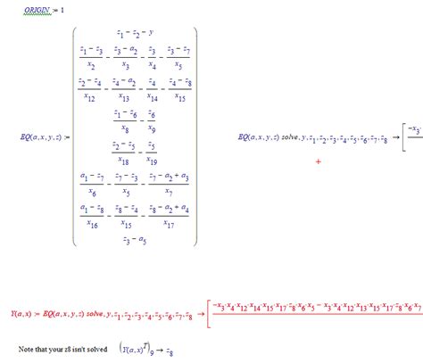 Solved Mathcad Fails To Solve Symbolic System Of Equation Ptc