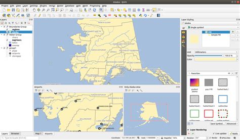 71 2d Map View — Qgis Documentation Documentation