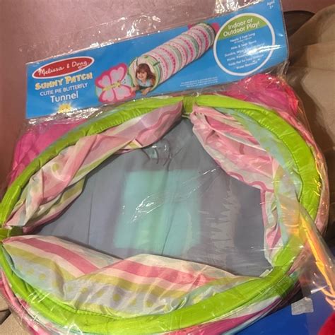 Melissa And Doug Toys Melissa Doug Butterfly Tunnel With Pink And