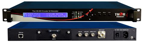 Thor Fiber H SDI DVBS IF Ch HD SDI To DVB S Satellite Encoder Modulator With IF THR SDI DVBS IF