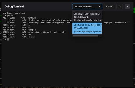 create a debug container to test your kubernetes deployment