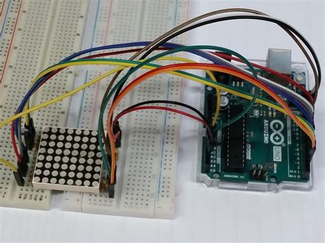 分享科技與遊戲 By Hkgoldenmr A Arduino 控制 1088bs 八乘八點陣顯示器