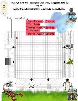 Coding Educational Treasure Hunt Binary Builds A Friend TPT