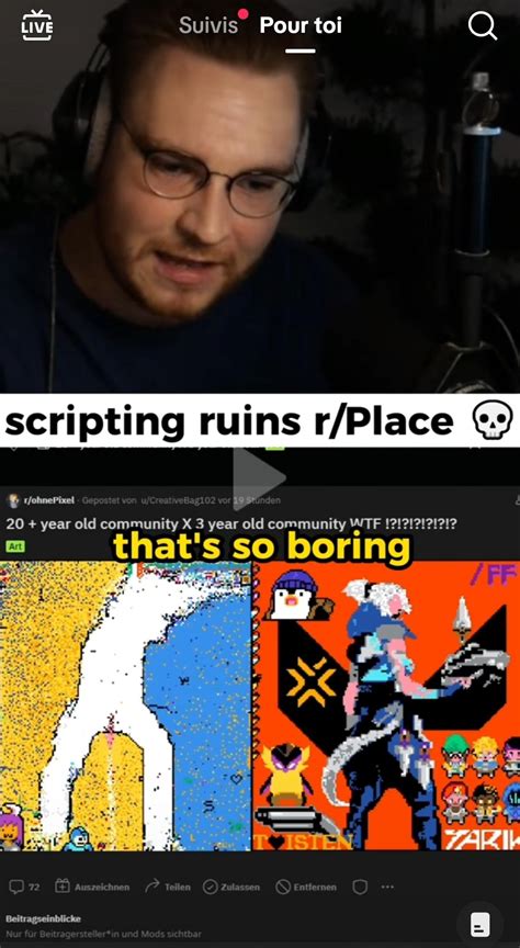 Scripting Prevents Having An Ugly Canvas Bro Is Just Mad Rplace