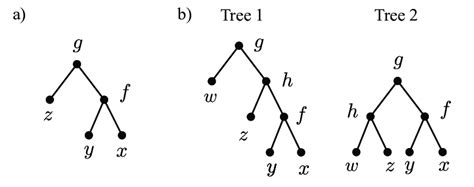 Functions Computed On Trees A The Binary Tree Corresponding To The