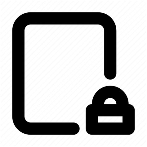 File Lock Icon Download On Iconfinder On Iconfinder