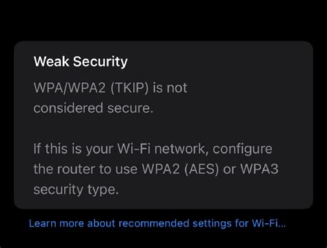 How To Fix Weak Security On Wifi