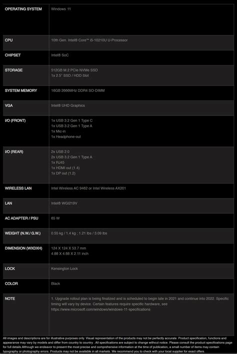 Buy MSI Cubi 5 10M Mini PC Core I5 16GB 512GB Win11 Home Branded Systems Scorptec Computers