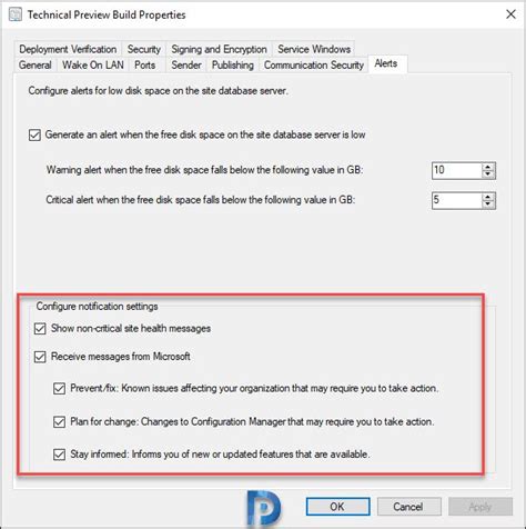 How To Enable Microsoft Notifications In Sccm