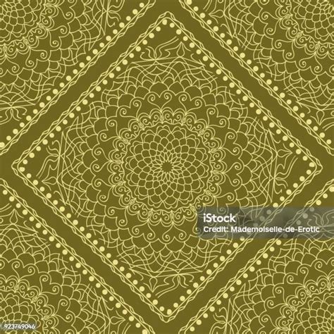 만다라 그래픽 배경 꽃 기하학적 장식 사각 패턴 벡터 일러스트 레이 션 0명에 대한 스톡 벡터 아트 및 기타 이미지 0명 고대의 기하 Istock