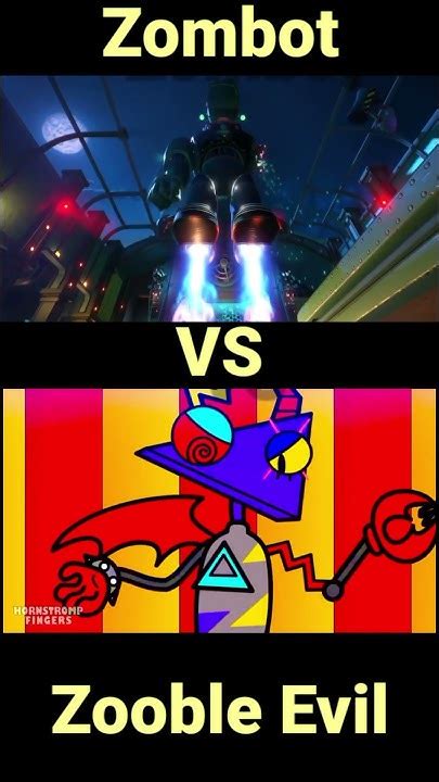Zombot Vs Zooble Evil Shorts Monstersvsaliens Gmajor10924 Youtube