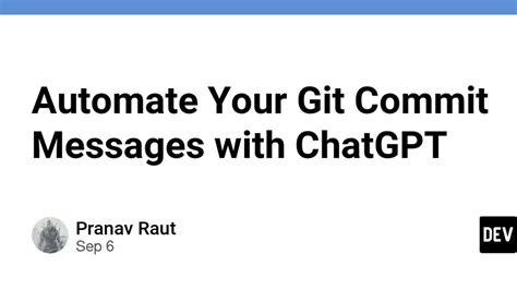 10 Creative Ways To Automate Your Git Commit Messages Fusion Chat