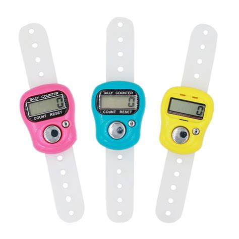 1 Pcs Hand Held Operated Ring Counter Cute Lcd Ele Grandado
