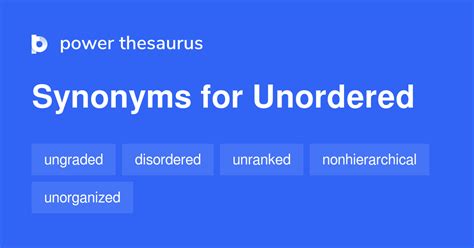Unordered Synonyms 333 Similar Words And Phrases