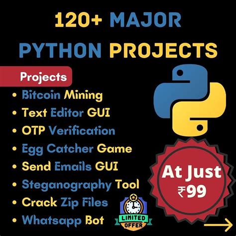 Programmerfect 120 Major Python Projects 🐍 Flash Sale 🏷